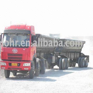 Buy Wholesale China Four Axles Air Suspension Tandem Side Tipper ...