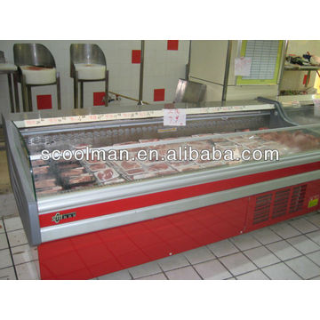 Buy Wholesale China Fresh Meat Showcase/supermarket Open Top Display ...