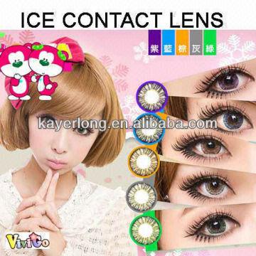 Buy Wholesale China Mix 3 Tone Color Yearly Used Cosmtic Color Contact ...