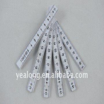 Buy Wholesale China 1m / 10 Folds Plastic Pocket Folding Ruler & 1m ...