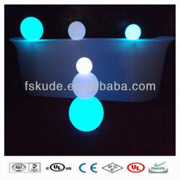 Buy Wholesale China Decorative Plastic Led Round Ball Led Garden Ball ...