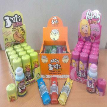 Novelty Liquid Candies Brain Licker, Brain Drops, Lickedy Lips | Global ...