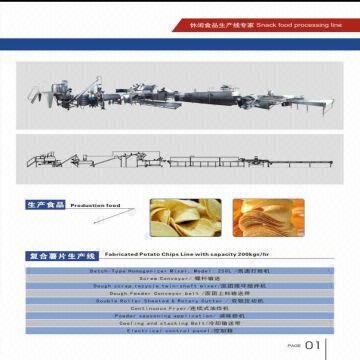 Buy Wholesale China Fabricated Potato Chips Line & Fabricated Potato ...