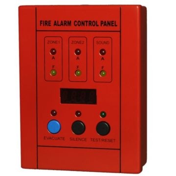 2 Zones Mini Conventional Fire Alarm Control Master Panel | Global Sources