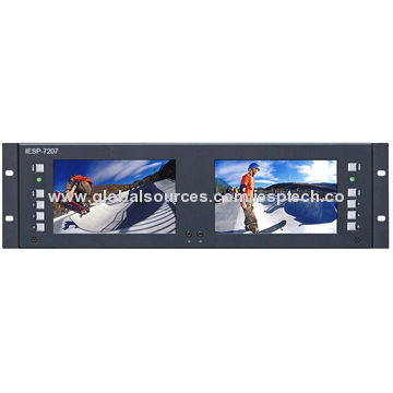 Buy Wholesale China 2 X 7 Inch Rack Mount Industrial Lcd Monitor ...