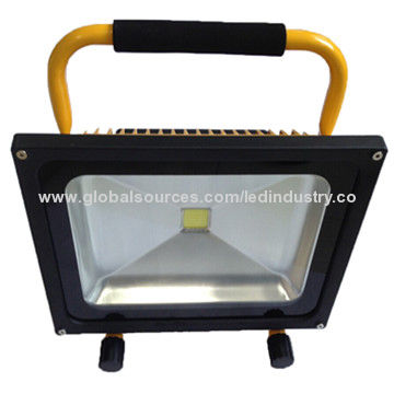 Buy Wholesale China 50w Cordless Led Rechargeable Floodlight & Led ...