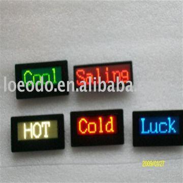 Buy Standard Quality China Wholesale Led Badge Gift Direct from Factory ...