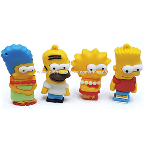 China The Simpsons USB Flash drive with cartoon housing 1 to 32GB ...