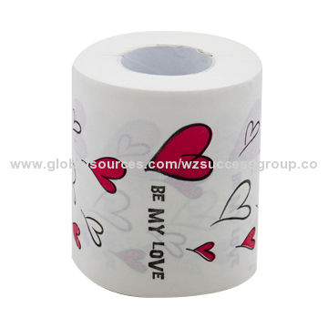 Buy Wholesale China Printed Toilet Paper, Water-based Color Ink, Eco ...