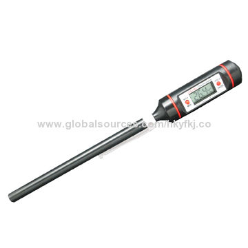 Cooking thermometer with pen type and stainless steel probe | Global ...