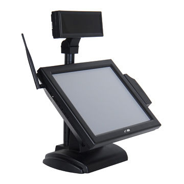 15" Resistive Touchscreen Pos System Terminal With Reader, Customer ...