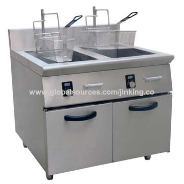 Buy Wholesale China 6kw Three-phases Deep Fryer With Two Tanks, Use ...