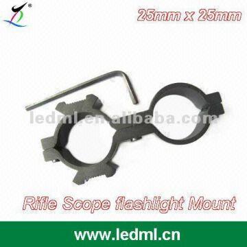 Buy Wholesale China Rifle Scope Flashlight Mount 25mm X 25mm & Rifle ...