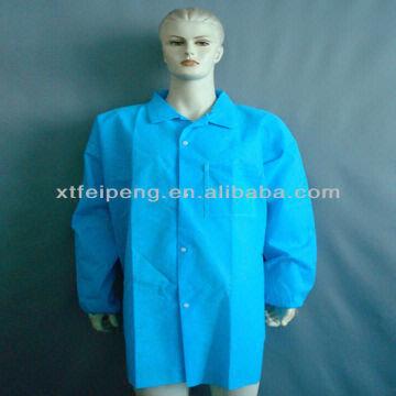 Buy Wholesale China Disposable Nonwoven Visitor Coat & Disposable ...