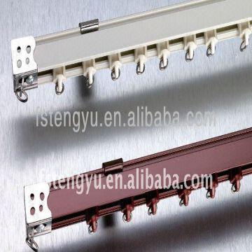 Buy Wholesale China Decor Aluminum American Window Curtain Rail & Decor ...