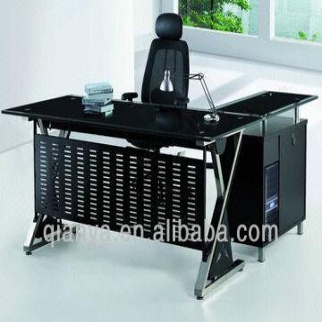 Buy Wholesale China 1.tempered Glass Office/boss Table/desk, Side Table ...
