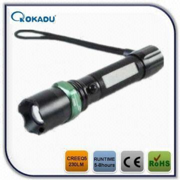 Buy Wholesale China Cree Q5 Led Police 5w Rechargeable Swat Light With ...