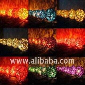 Buy Wholesale Thailand Rattan Ball String Lights Decoration Party Patio ...