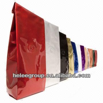 Buy Wholesale China Flat Bottom Side Gusset Bag With Valve For Coffee ...