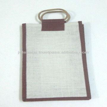 Buy Wholesale India Jute Carry Bags With Cane Handle & Jute Carry Bags ...