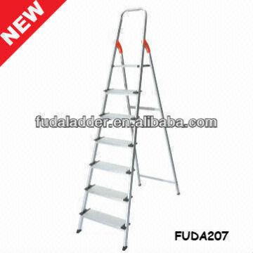 Buy Wholesale China 7 Steps Aluminium Household Folding Ladder & 7 ...