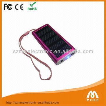 Buy Wholesale China 1200mah Solar Charger Keychain Mini Solar Battery ...
