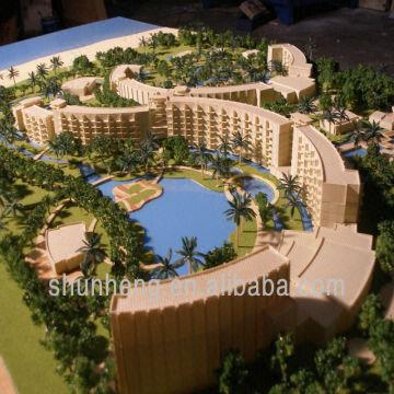 Hotel Building Model,miniature Landscape Design Sevice | Global Sources