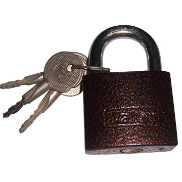 Buy Wholesale China Heavy-duty Iron Padlock With Cross Key & Heavy-duty ...