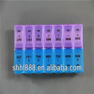 Buy Wholesale China 14 Compartments 2 Weeks Pill Box & 14 Compartments ...