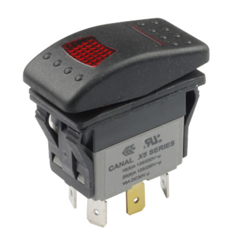 Buy Wholesale Taiwan Heavy Duty Sealed Rocker Switches, Up To 20(8)a ...