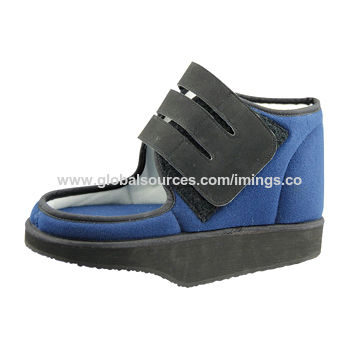 Medical Forefoot Off-loading Shoe With Fasten Closure, Edged Rim Type ...