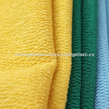 Buy Wholesale China 320g Seersucker Jacquard Knitted Polyester Fabric ...