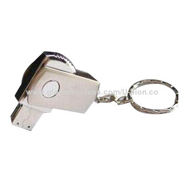 Buy Wholesale China Promotional Metal Swivel Usb Flash Drive With Chain ...