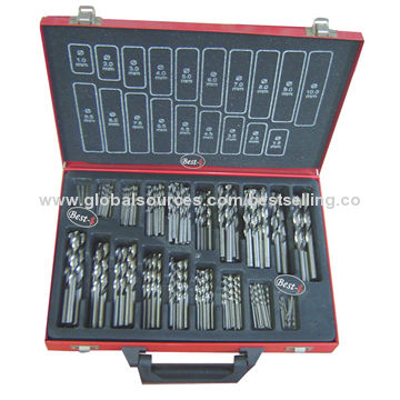 HSS Drill Bit Set, 170 pcs, Hardness: 63-68 HRC | Global Sources