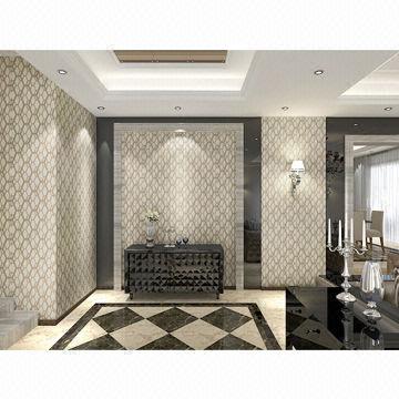 Buy Wholesale China Paper Base Vinyl Wallpaper, Made Of Pvc & Wallpaper ...
