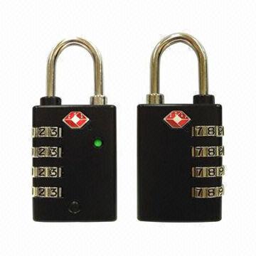 Buy Wholesale Taiwan 4-dial Combination Tsa Padlock, Customized Packing ...