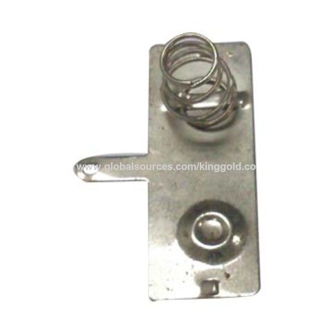 China Battery Clip/Stamped Part, Made of Stainless Steel with Nickel ...