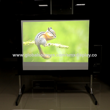 120" portalbe fast fold projection screen outdoor projector screen with ...