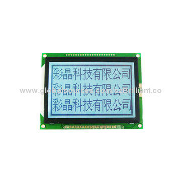 128 x 64 FSTN Gray/Graphic LCD Module Display, Wide Temperature, KS0108, Parallel Interface ...