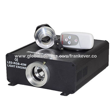 Buy Wholesale China Rgb 45w Led Fiber Optic With 4 Key Remote & Rgb 45w ...