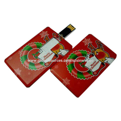 Buy Wholesale China New Credit Card-shaped Usb Flash Memory Sticks With ...