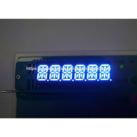Custom Ultra Blue 6 Digits 0.39 Inch 14 Segments Led Display For ...
