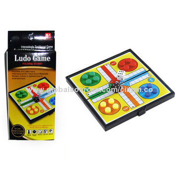 China Folding magnetic ludo game, suitable for travel and children ...