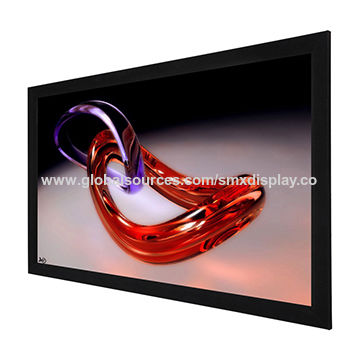 2.35:1 135" Perforated Fixed Frame Screen for Cinema, Hotel, Display ...
