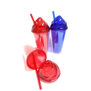 Buy Wholesale China Reusable Plastic Straw Cup For Kids, Kids Drinking ...