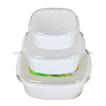 Buy Wholesale China Plastic Square-shaped Fridge Storage Container ...