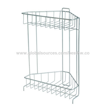 Buy Wholesale China 2 Layers Coated Corner Hanging Rack & 2 Layers ...