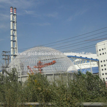 Steel Dome Structure Coal Storage Shed, Clinker Storage, Light Space ...