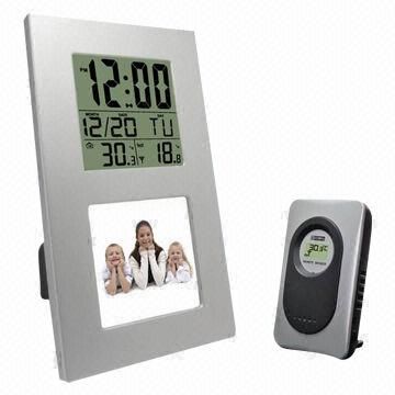 Buy Wholesale China Funny Photo Frame Clock With Indoor And Outdoor ...