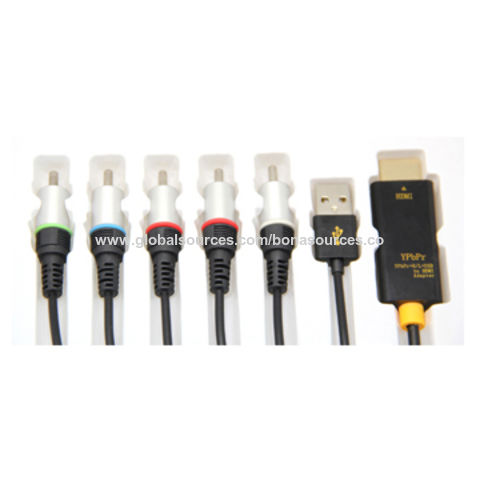 China YPbPr+audio(R+L) input to HDMI output conversion cable on Global ...